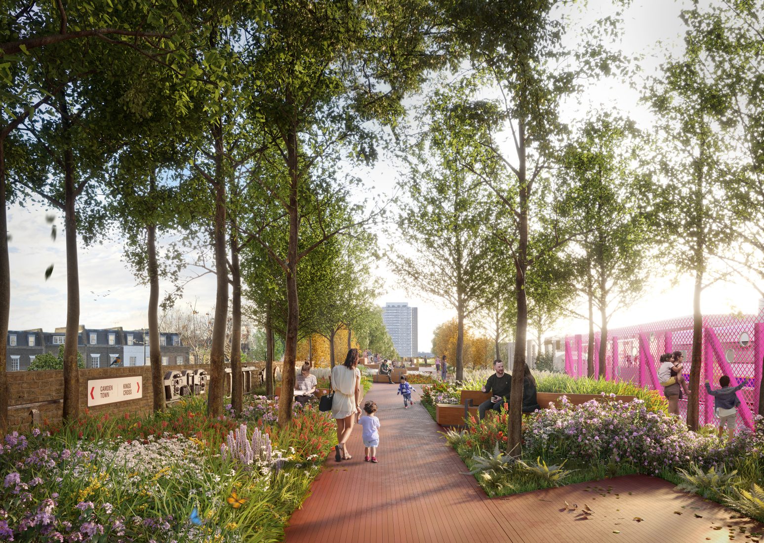 James Corner and vPPR submit Camden Highline phase 1 to planning