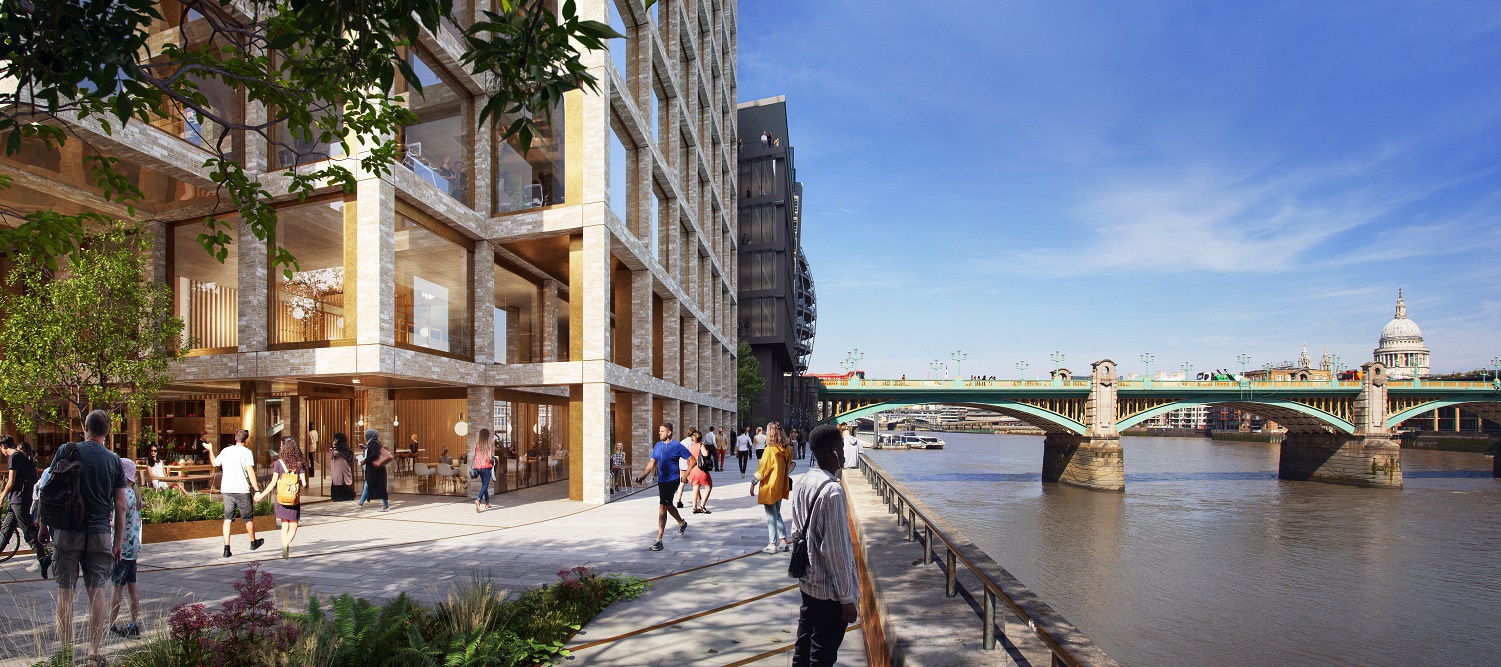 BIG submits plans for 10-storey offices next to former FT HQ