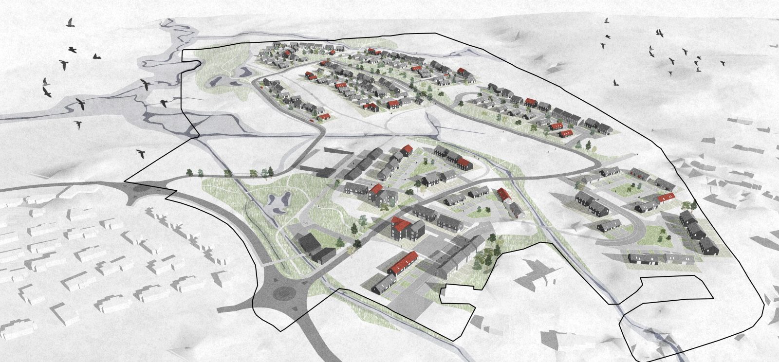 Rural Design wins approval for major extension to remote Scottish town