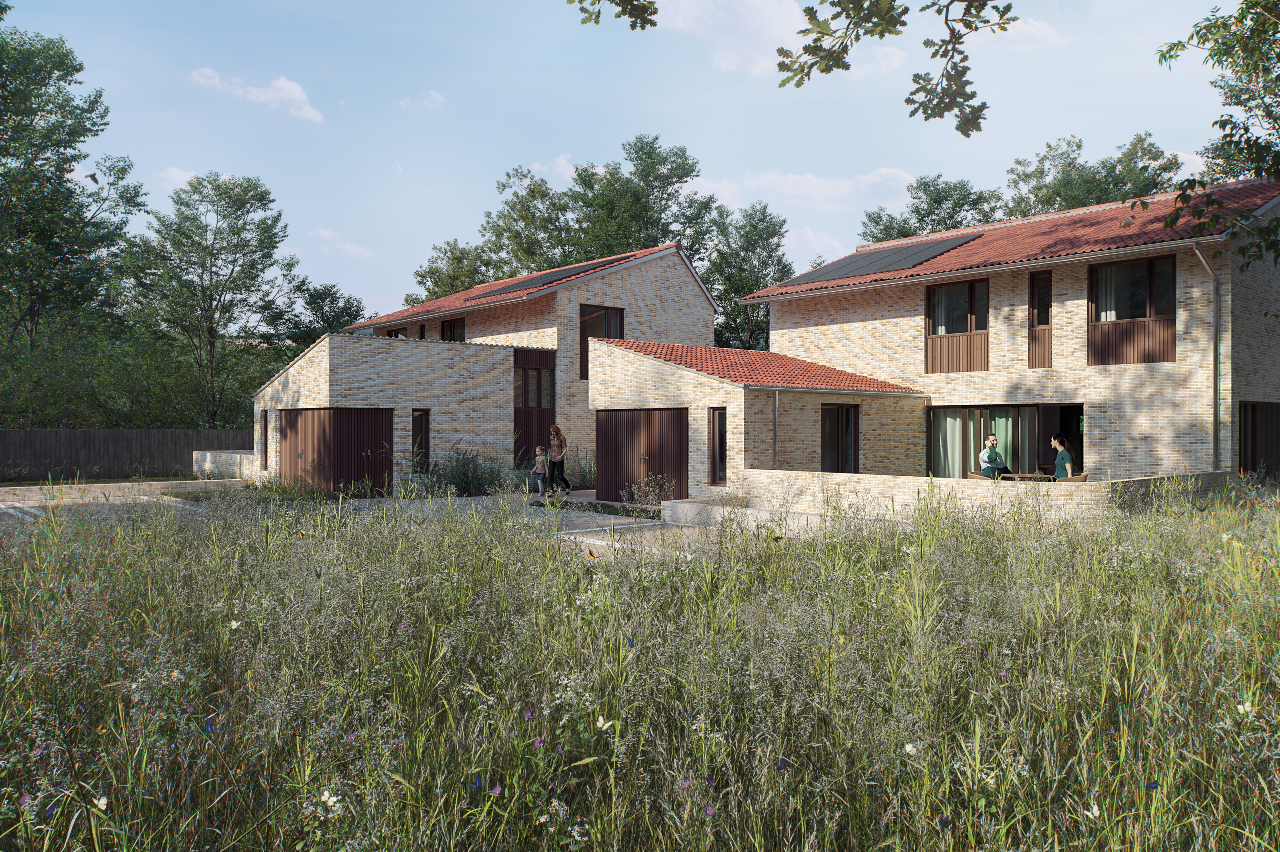 PAD studio bags planning for three Passivhaus homes in New Forest