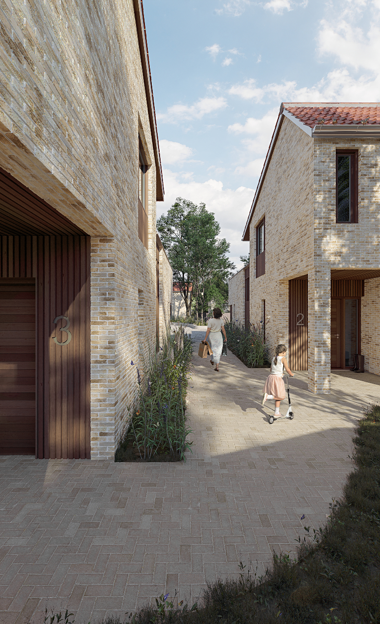 PAD studio bags planning for three Passivhaus homes in New Forest