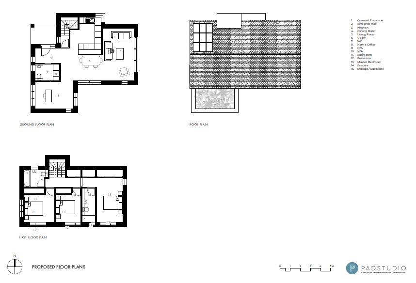 PAD studio bags planning for three Passivhaus homes in New Forest