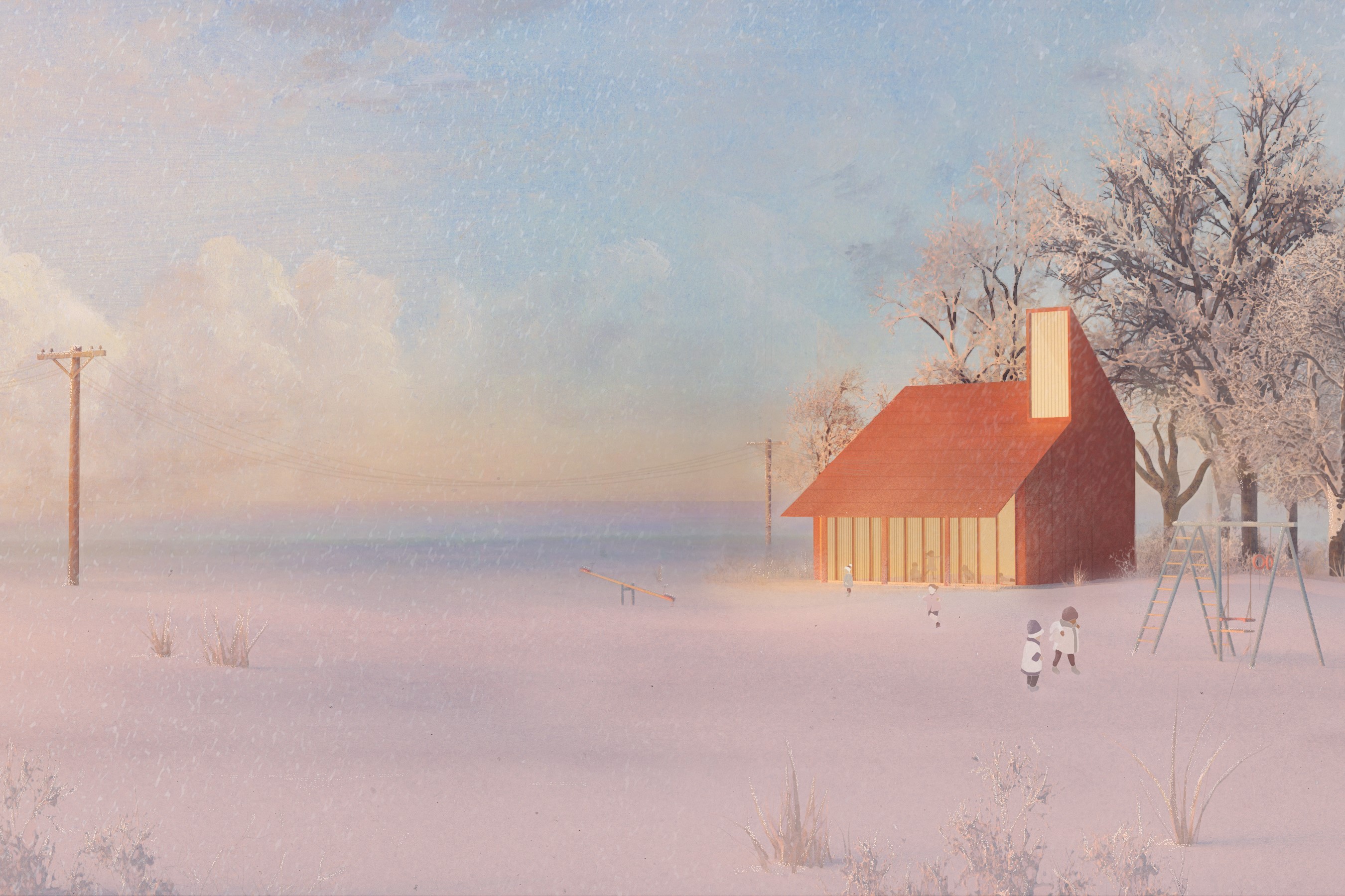 Jonathan Tuckey reveals nursery plans for British mainland's northern tip