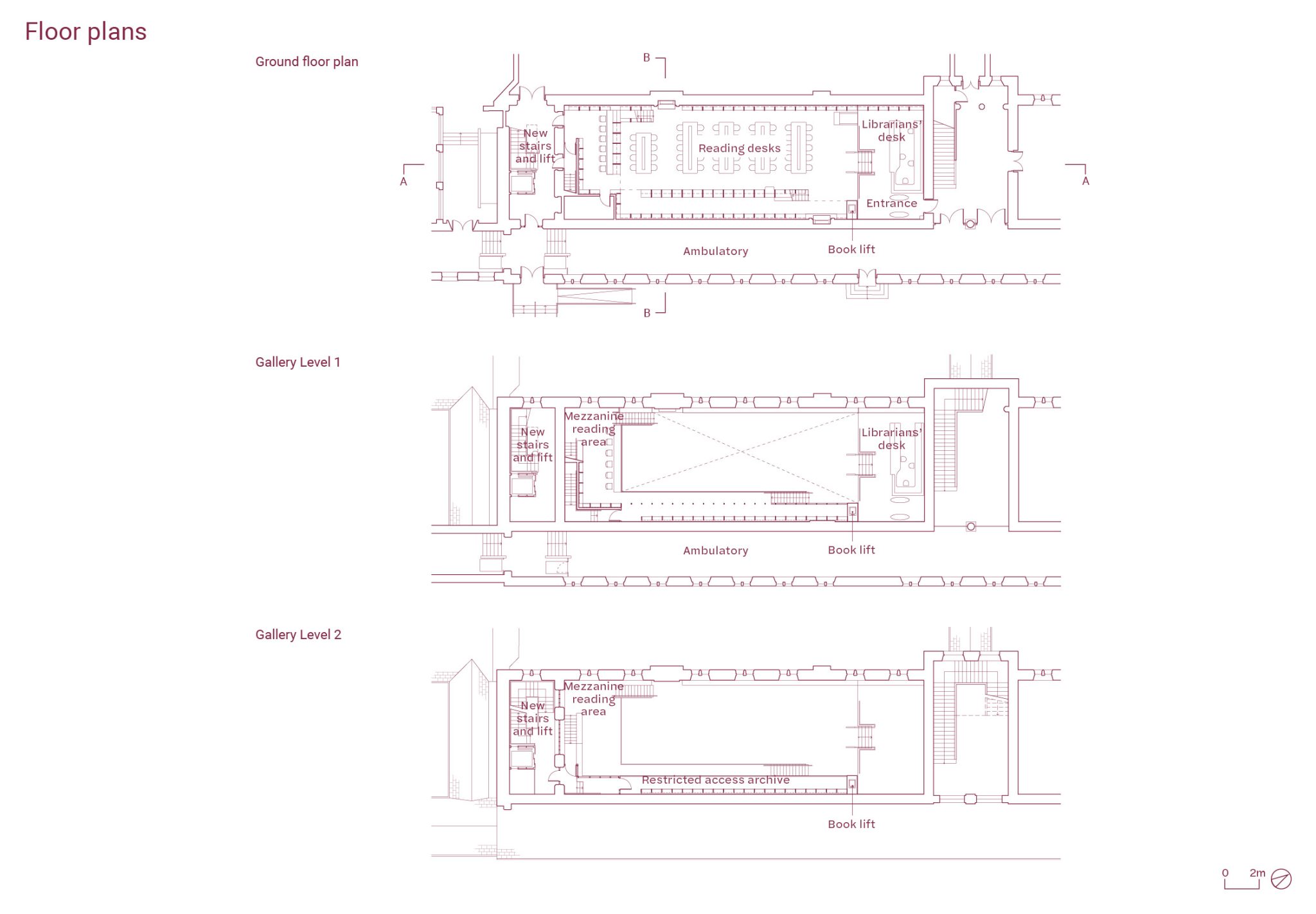 Woodlock Hall Library by Mullarkey Pedersen Architects