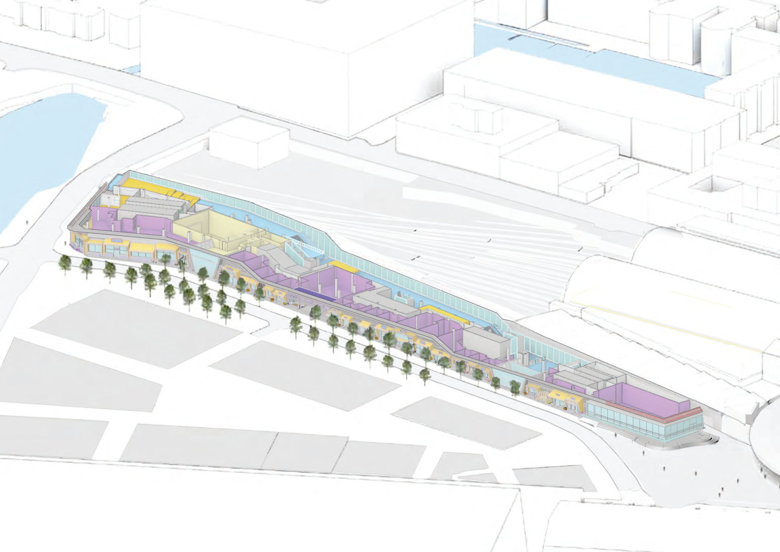 Heatherwick’s reworked ground-floor frontages for Google HQ approved