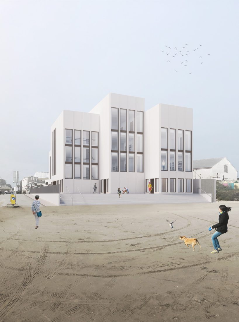 Work starts on Robin Lee-designed seafront library and lifeguard station