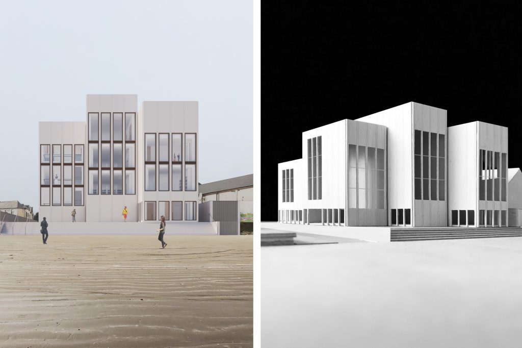 Work starts on Robin Lee-designed seafront library and lifeguard station