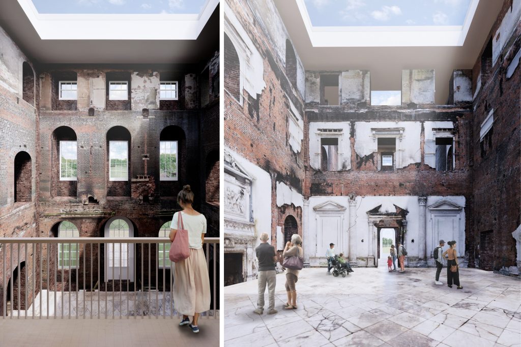 Clandon Park to be preserved as ruin in dramatic change of strategy