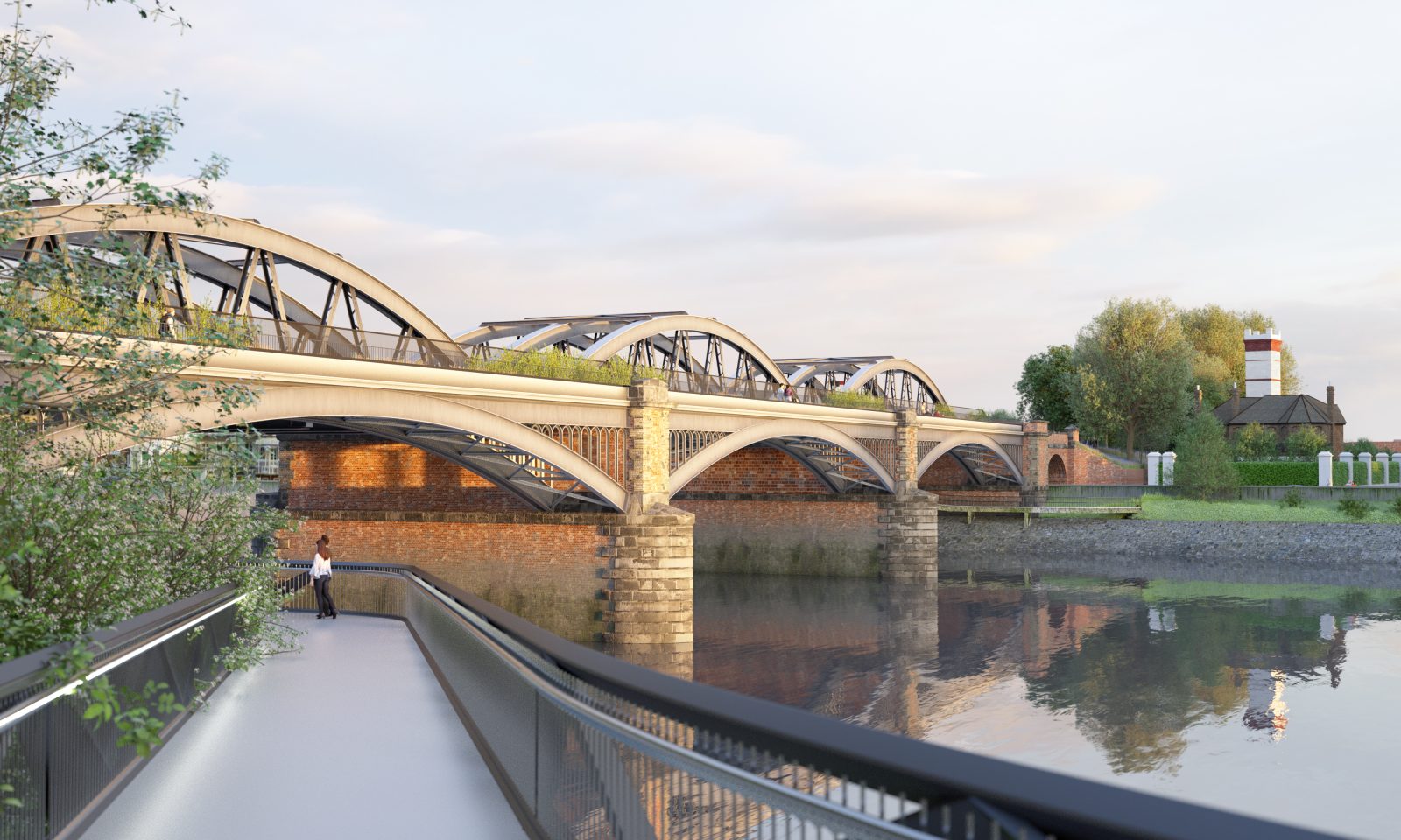 Moxon unveils plans for west London garden bridge