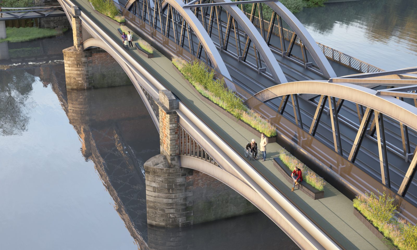 Moxon unveils plans for west London garden bridge