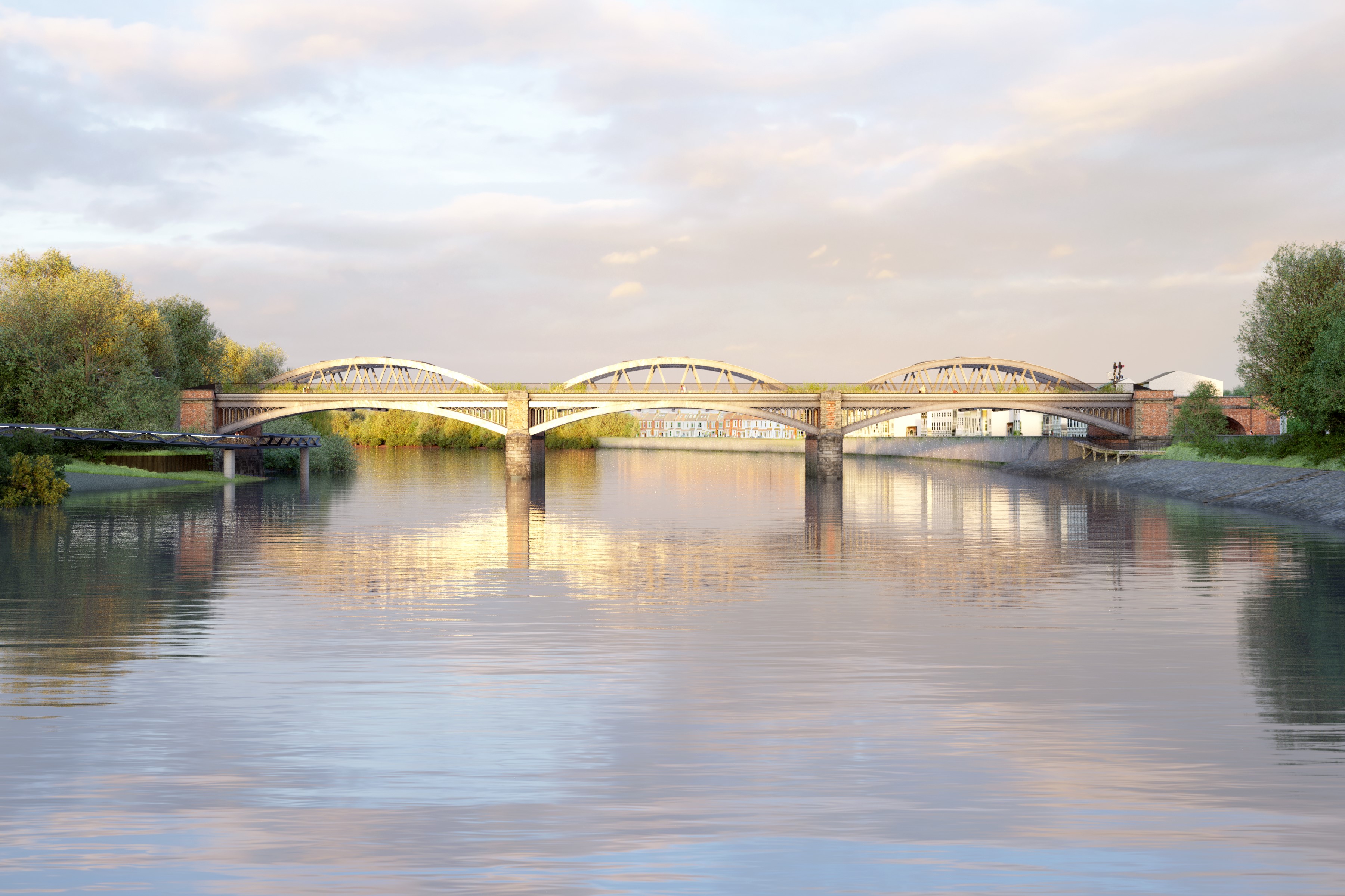 Moxon unveils plans for west London garden bridge