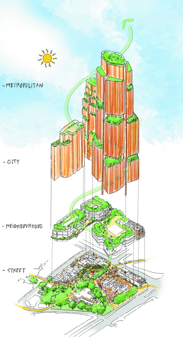Foster + Partners submits plans for huge tower scheme at Blackfriars