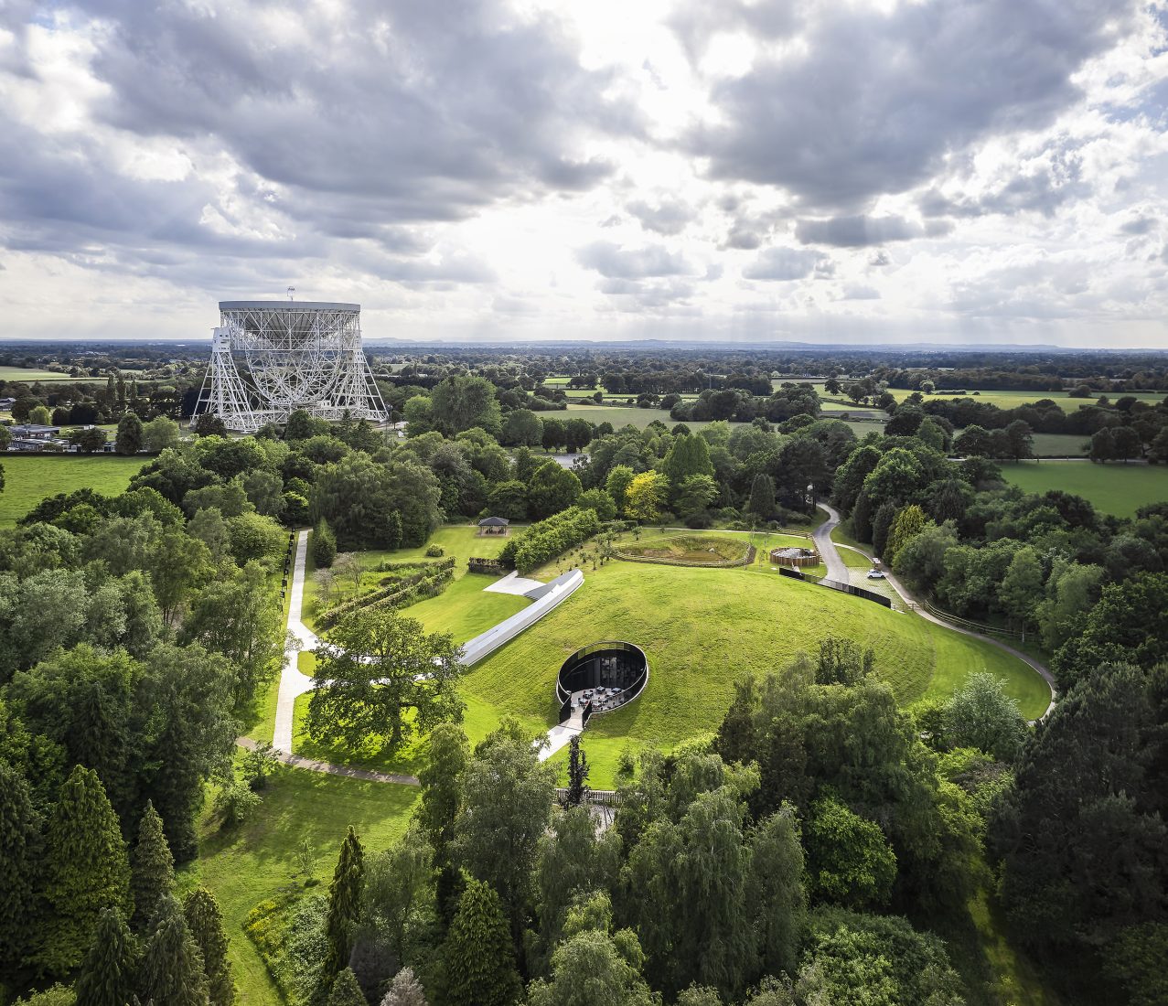 Hassell and Casson Mann complete Jodrell Bank visitor centre