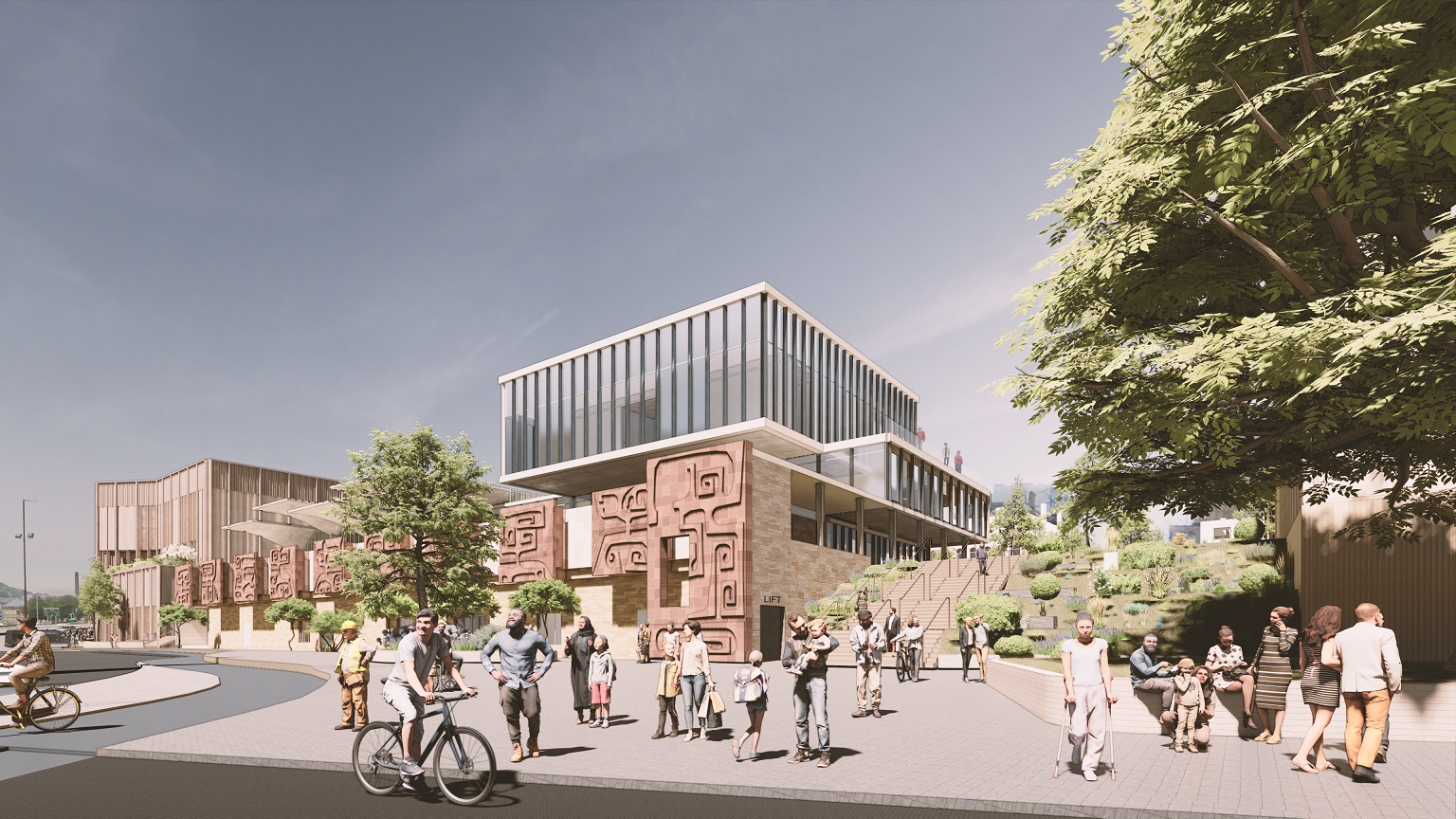 Feilden Clegg Bradley submits plans for £210m Huddersfield ‘cultural heart’