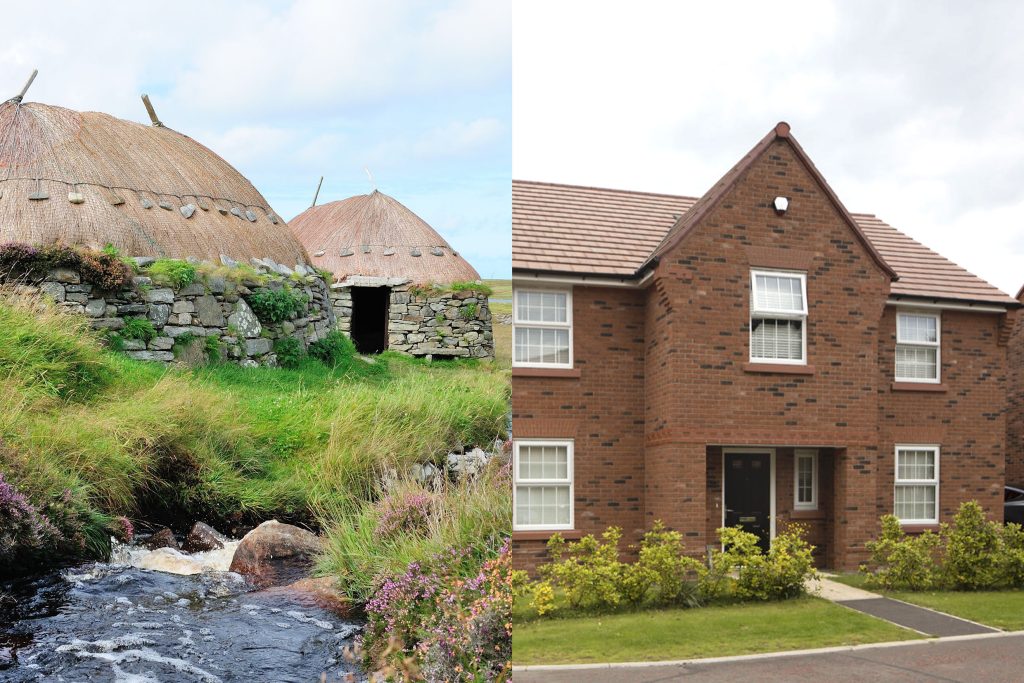 Hebridean blackhouse vs volume housebuilder home – energy profiles ...