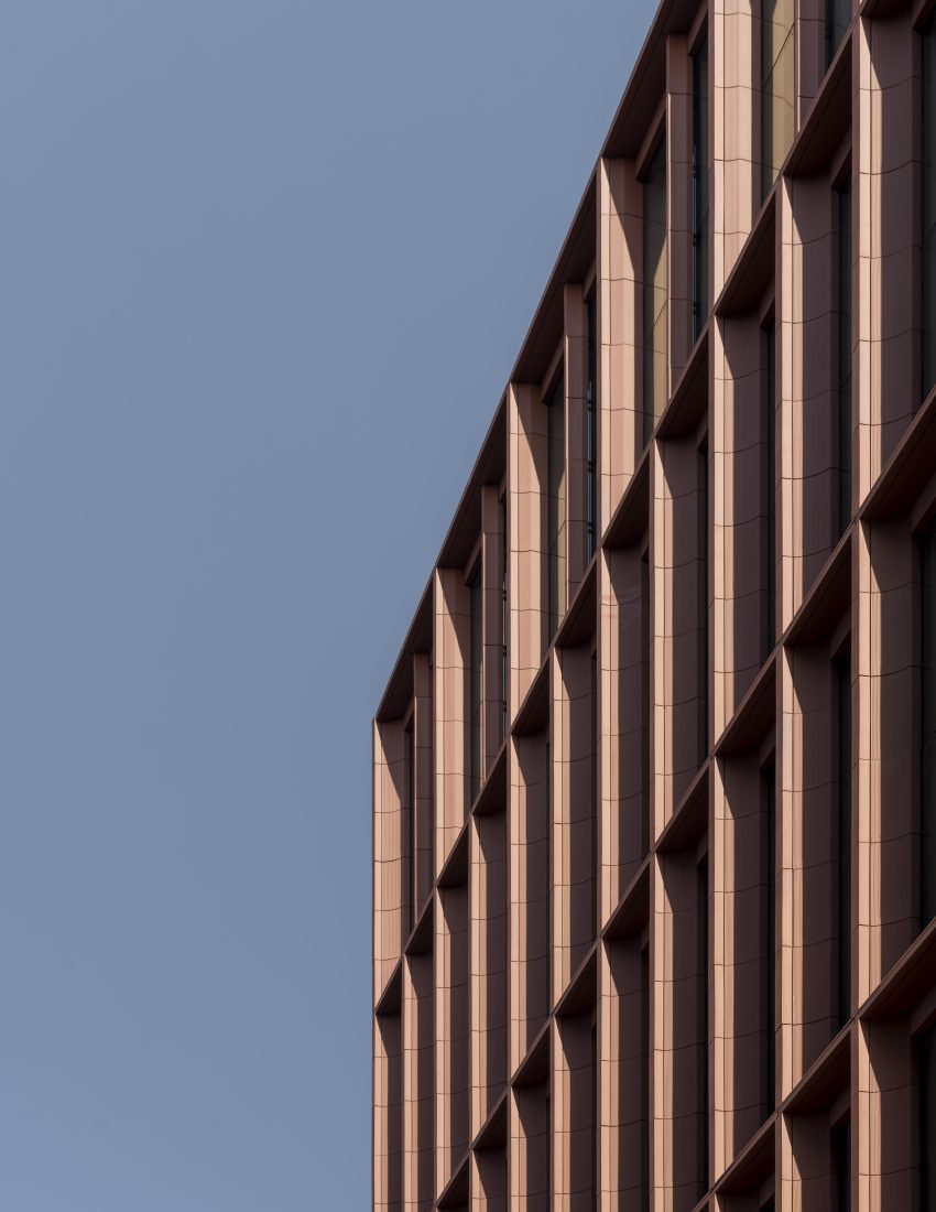 Glenn Howells completes terracotta-clad office block in Manchester