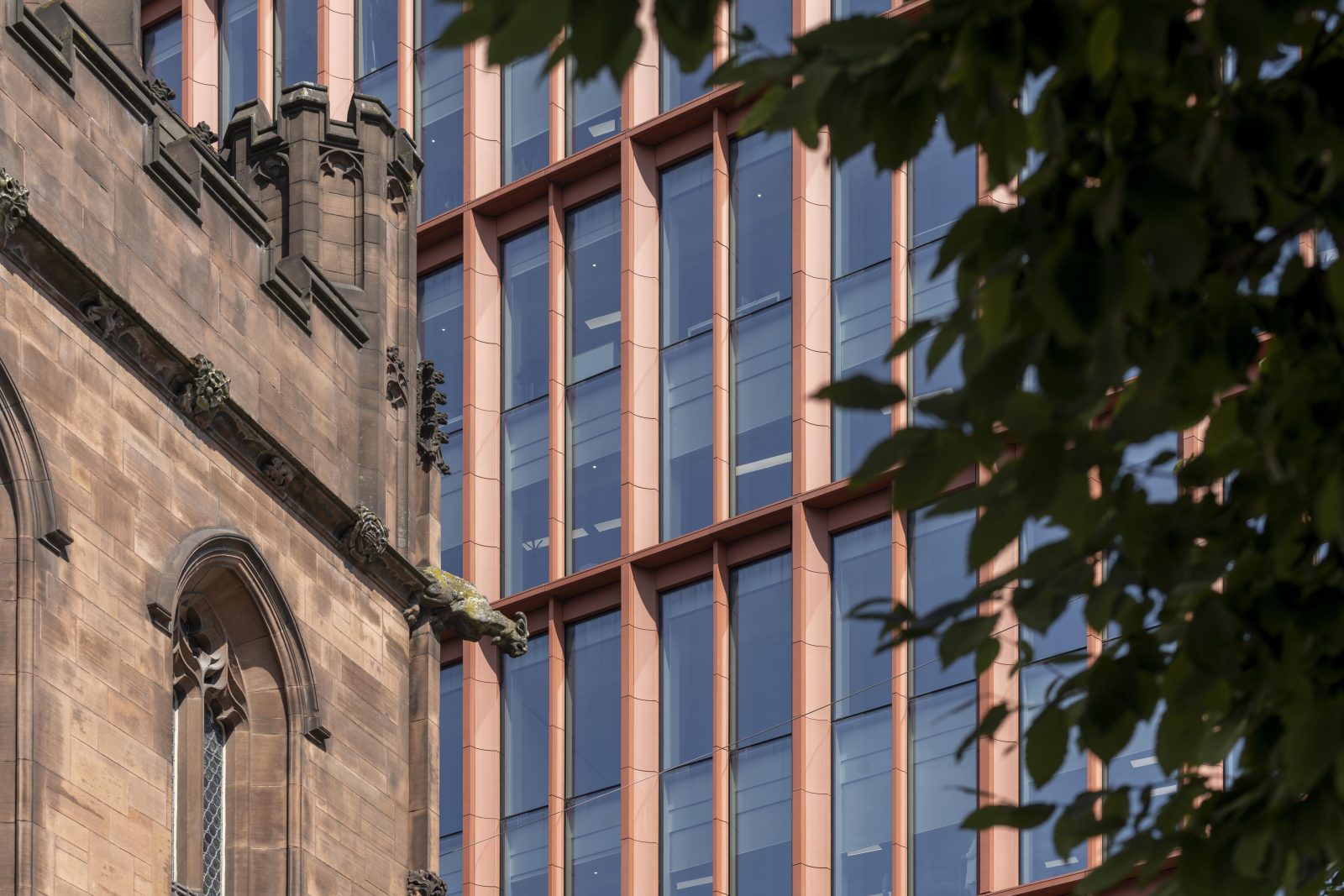 Glenn Howells completes terracotta-clad office block in Manchester