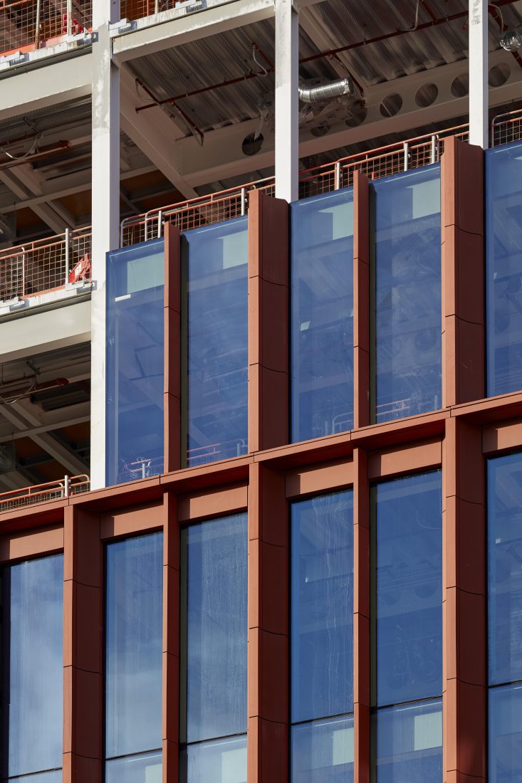 Glenn Howells completes terracotta-clad office block in Manchester