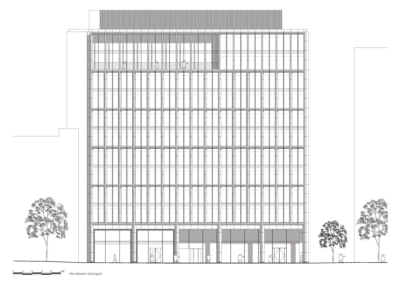 Glenn Howells completes terracotta-clad office block in Manchester