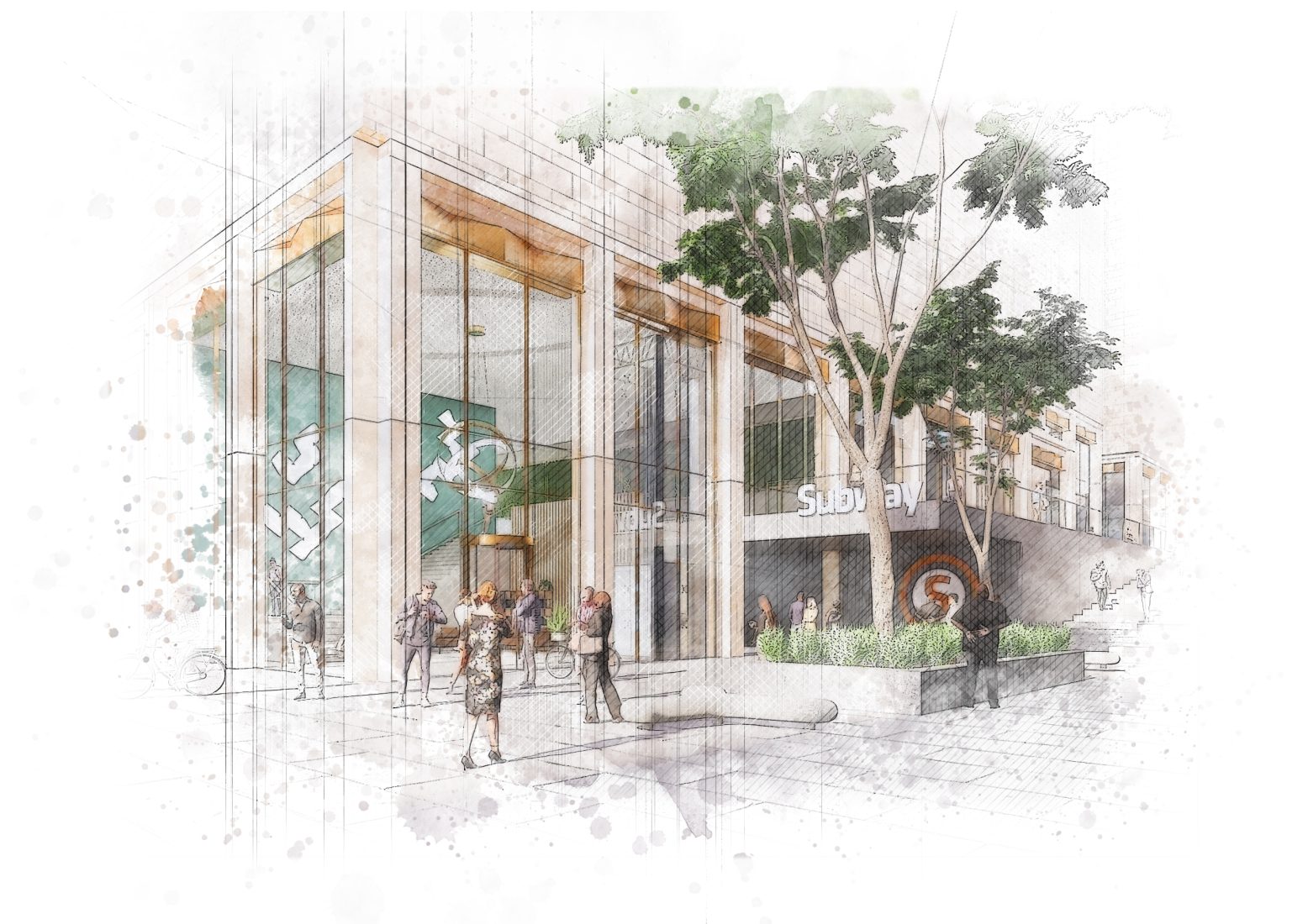 Foster + Partners releases first images of Glasgow shopping centre ...