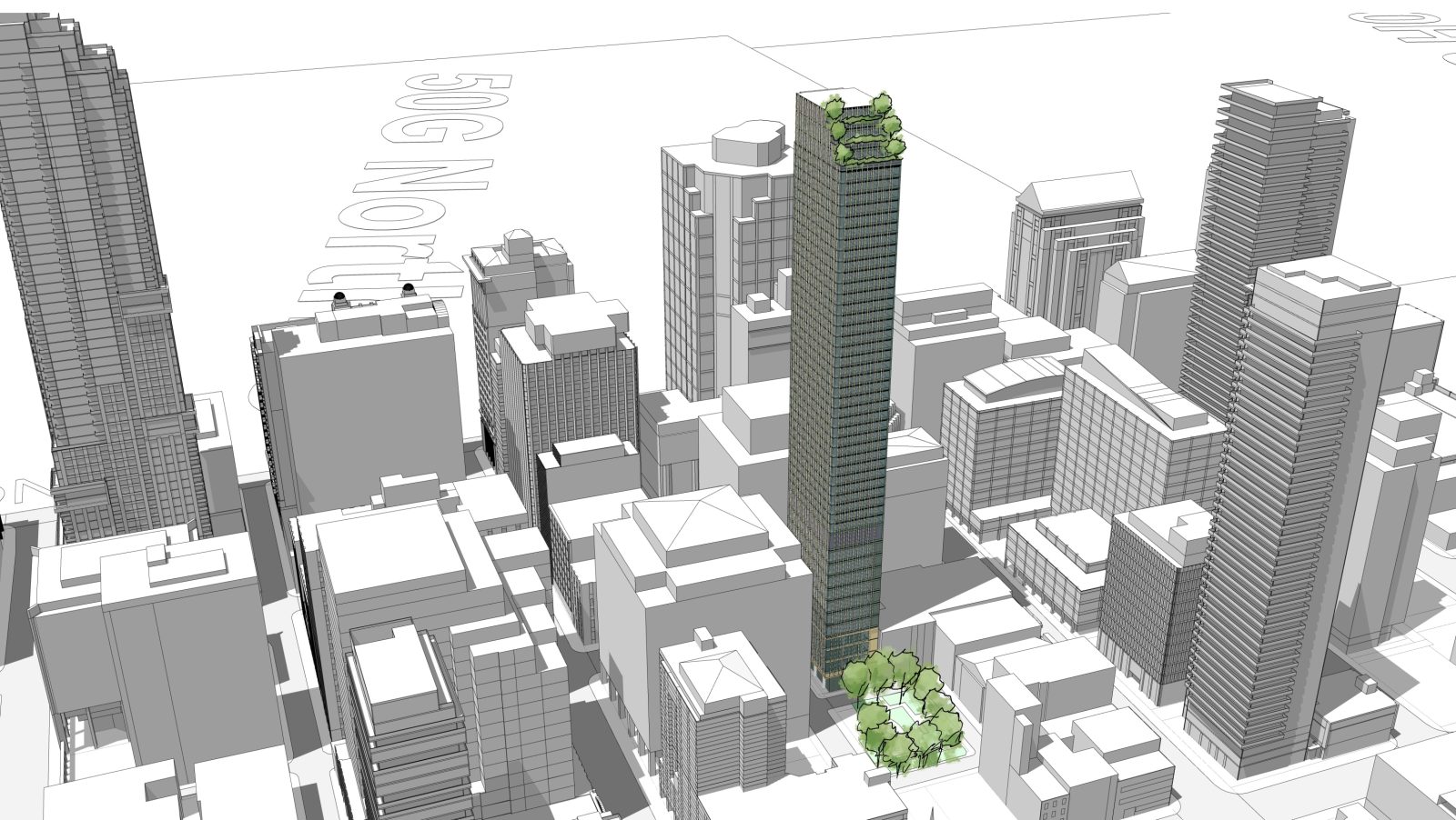 BDP Quadrangle reveals plans for super-skinny Toronto tower