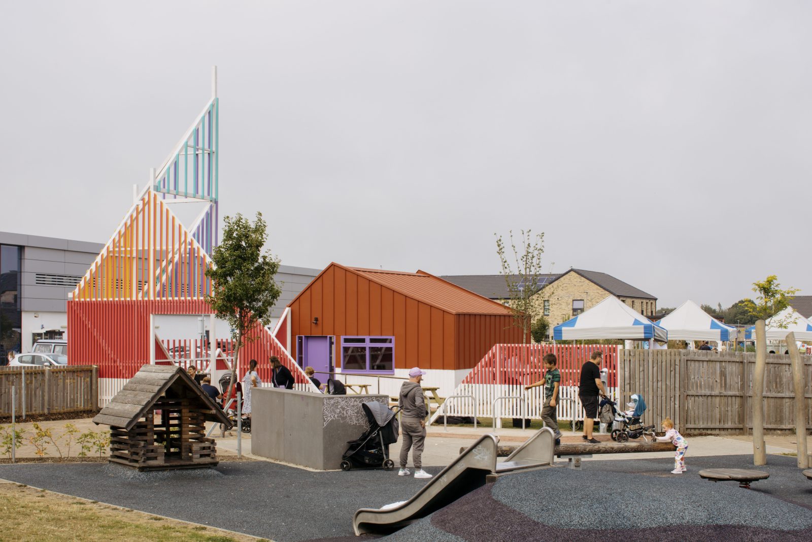 New Practice completes colourful, flexible events space in Edinburgh