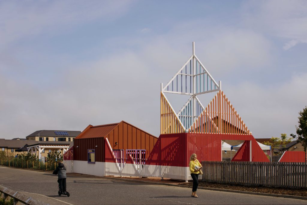 New Practice completes colourful, flexible events space in Edinburgh