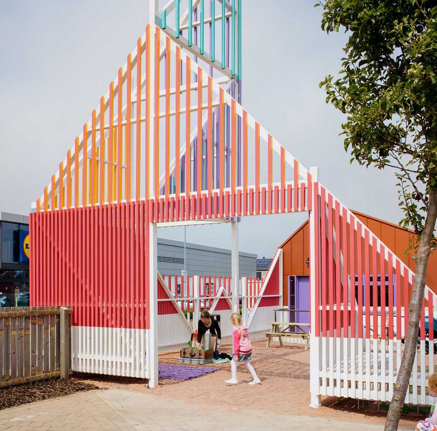 New Practice completes colourful, flexible events space in Edinburgh