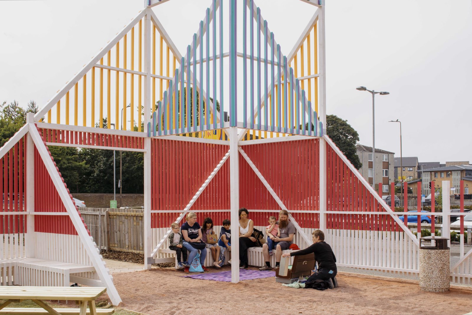 New Practice completes colourful, flexible events space in Edinburgh