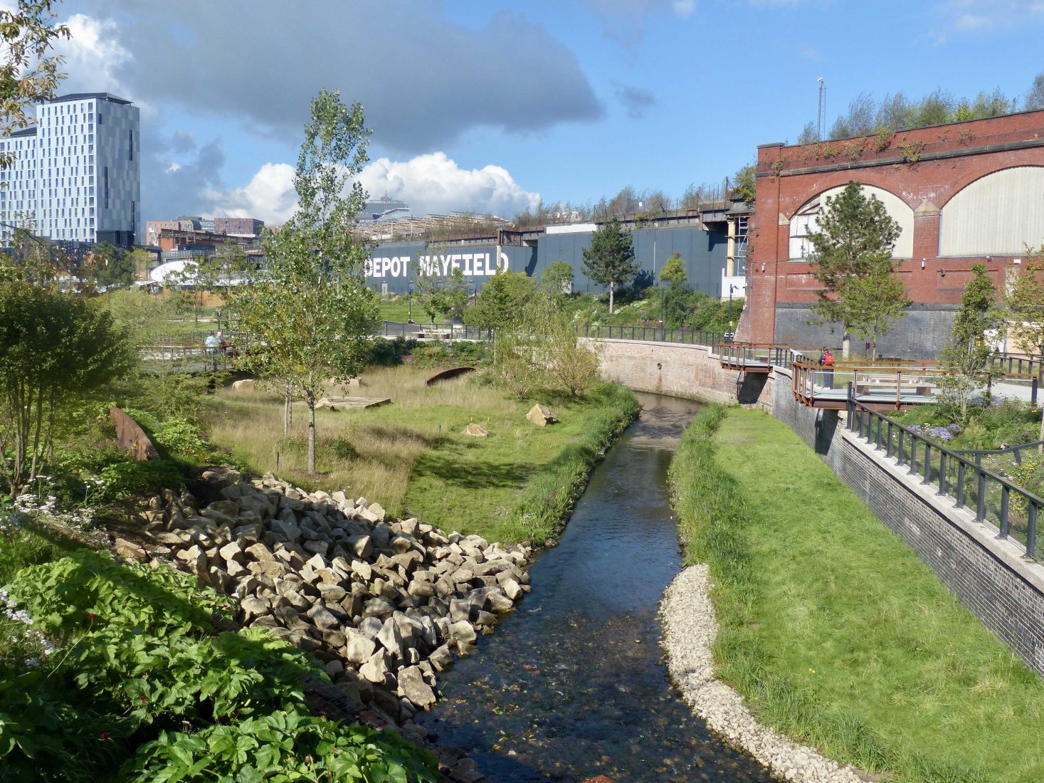 Studio Egret West’s new Manchester park opens to public