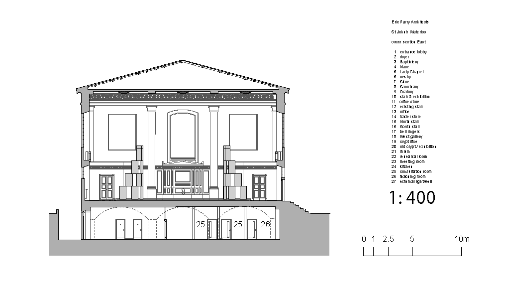 Eric Parry Architects renovates Grade II*-listed church near Waterloo