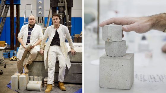 Carbon-neutral concrete prototype wins €100k architecture prize for UK ...