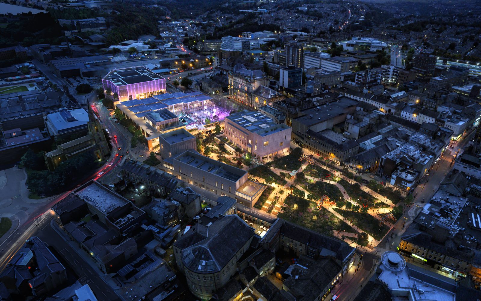 Feilden Clegg Bradley wins approval for £210m ‘Cultural Heart’ for Huddersfield