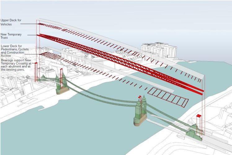 Foster + Partners designs double-decker temporary fix for Hammersmith ...