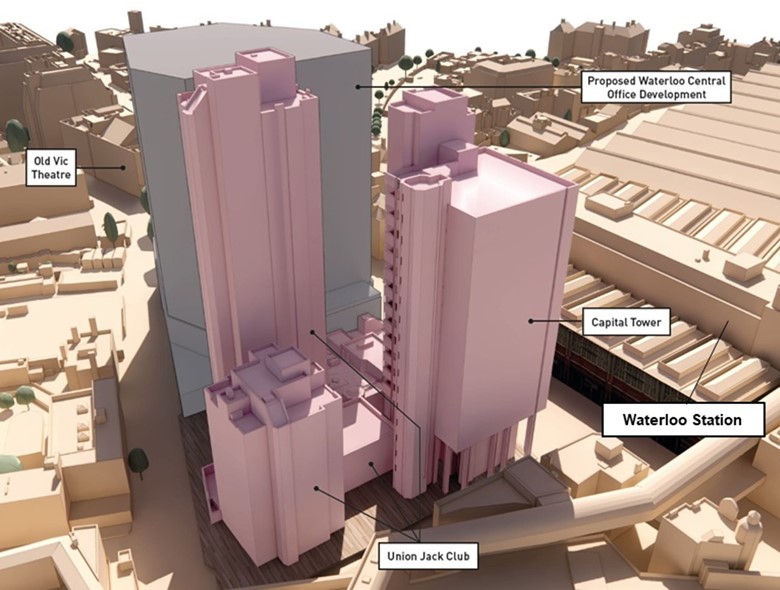 Buckley Gray Yeoman’s Waterloo tower plan receives 1,200 objections