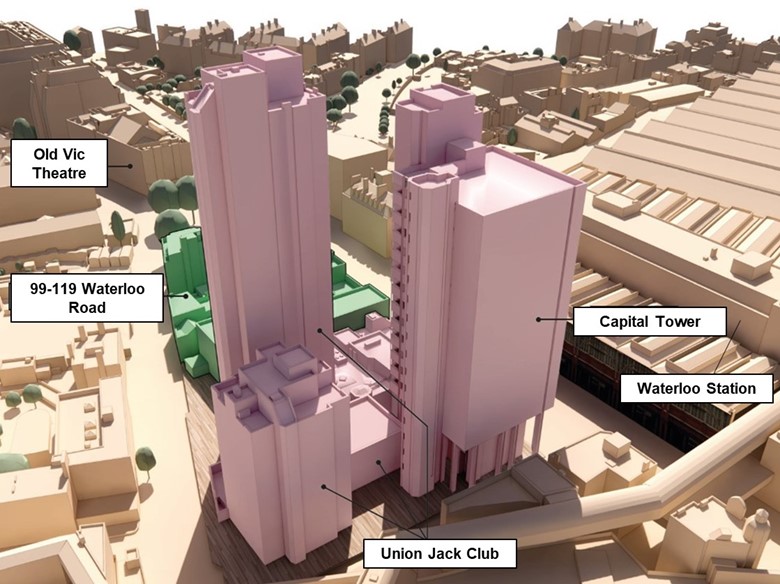 Buckley Gray Yeoman’s Waterloo tower plan receives 1,200 objections