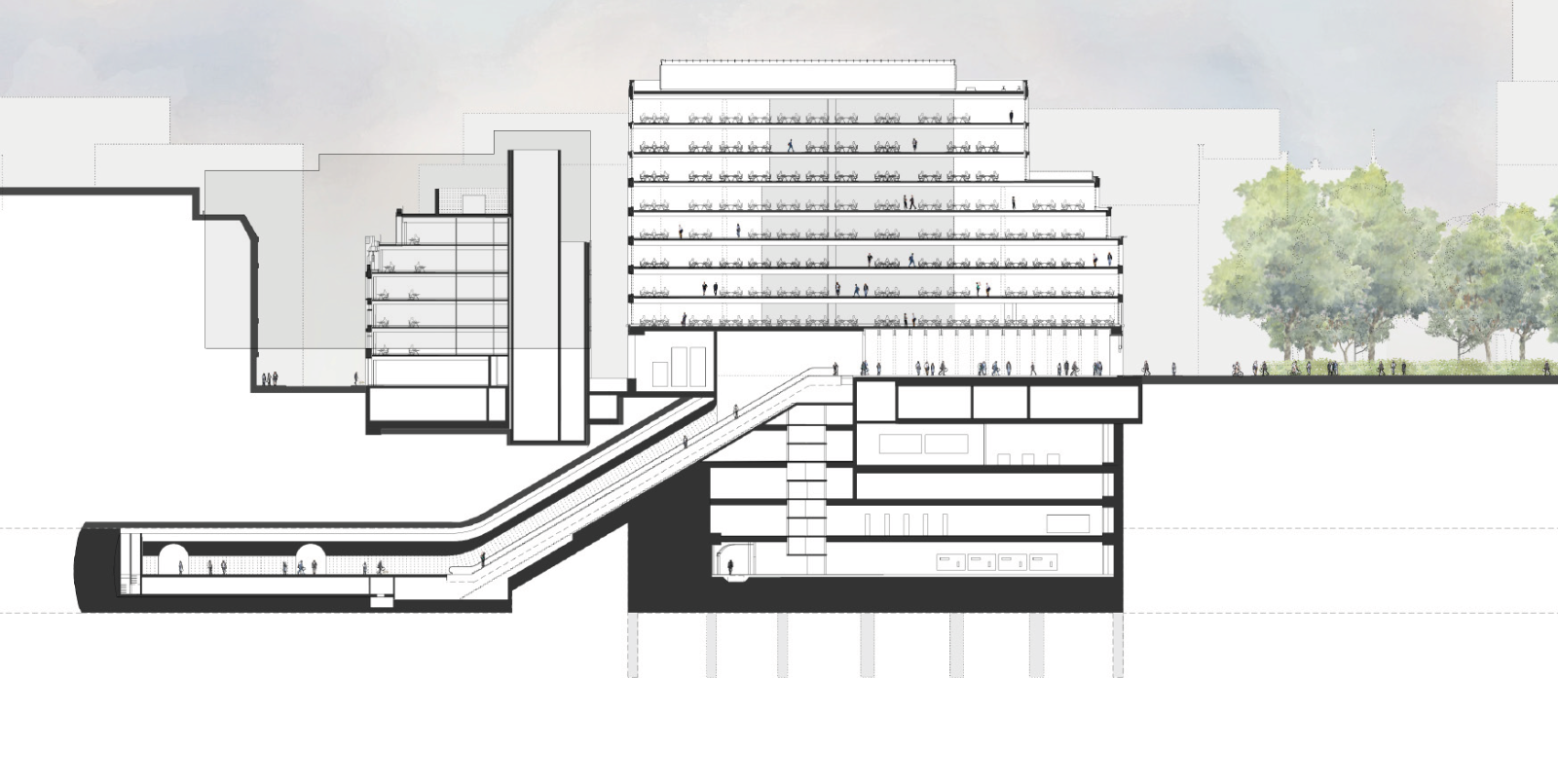 John McAslan + Partners-designed Elizabeth Line Bond St station finally ...