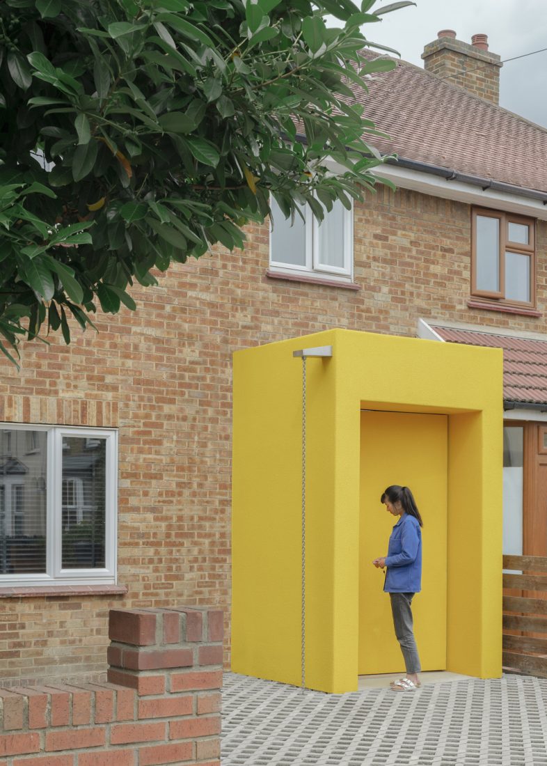 Unknown Works creates banana-yellow additions for house in Leyton