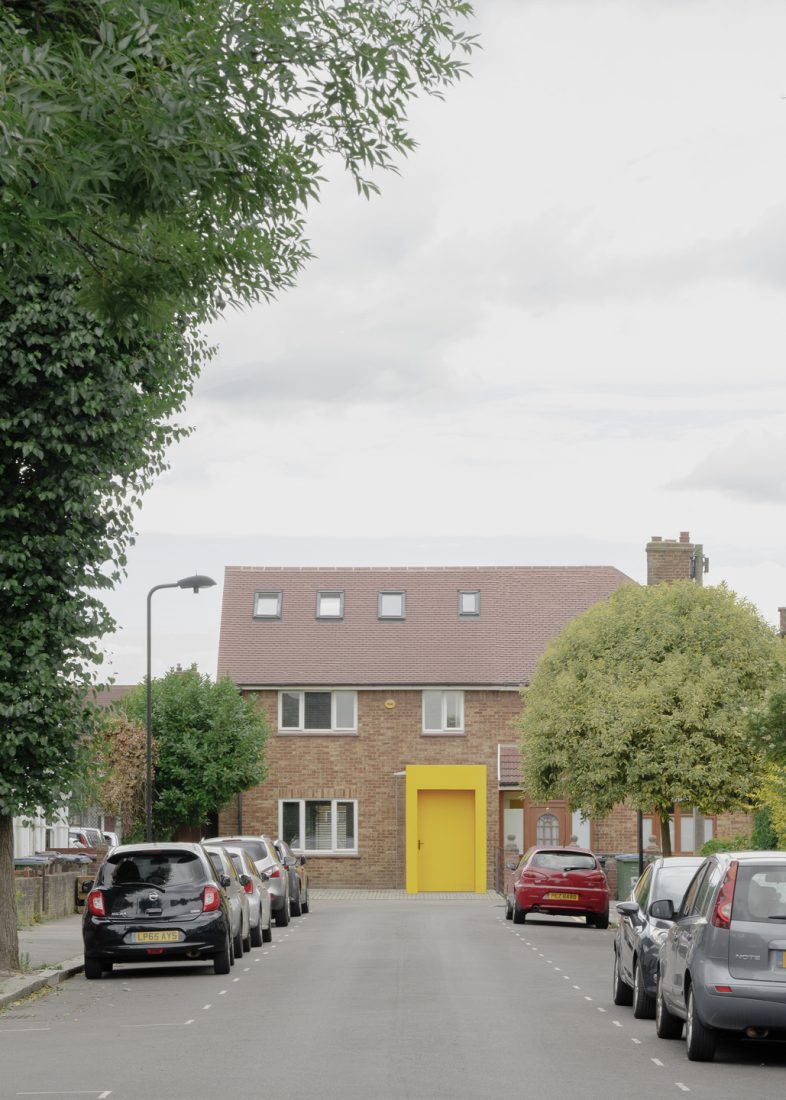 Unknown Works creates banana-yellow additions for house in Leyton
