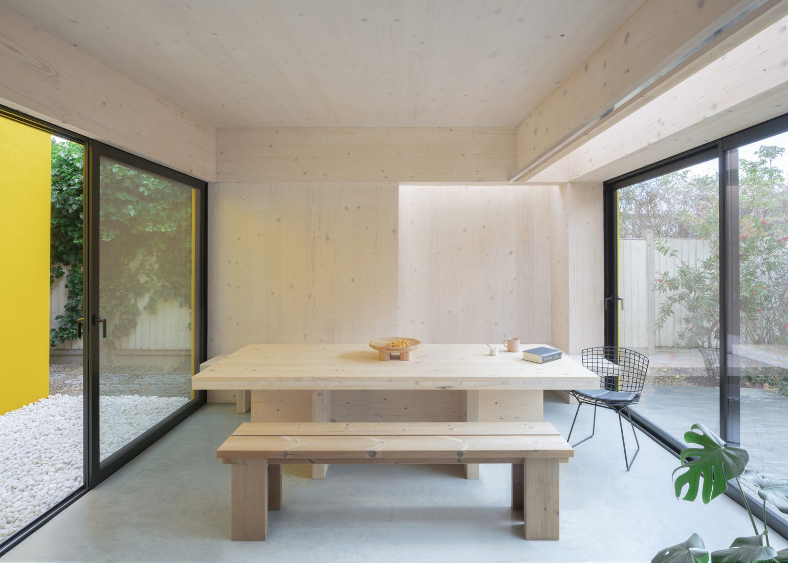 Unknown Works creates banana-yellow additions for house in Leyton