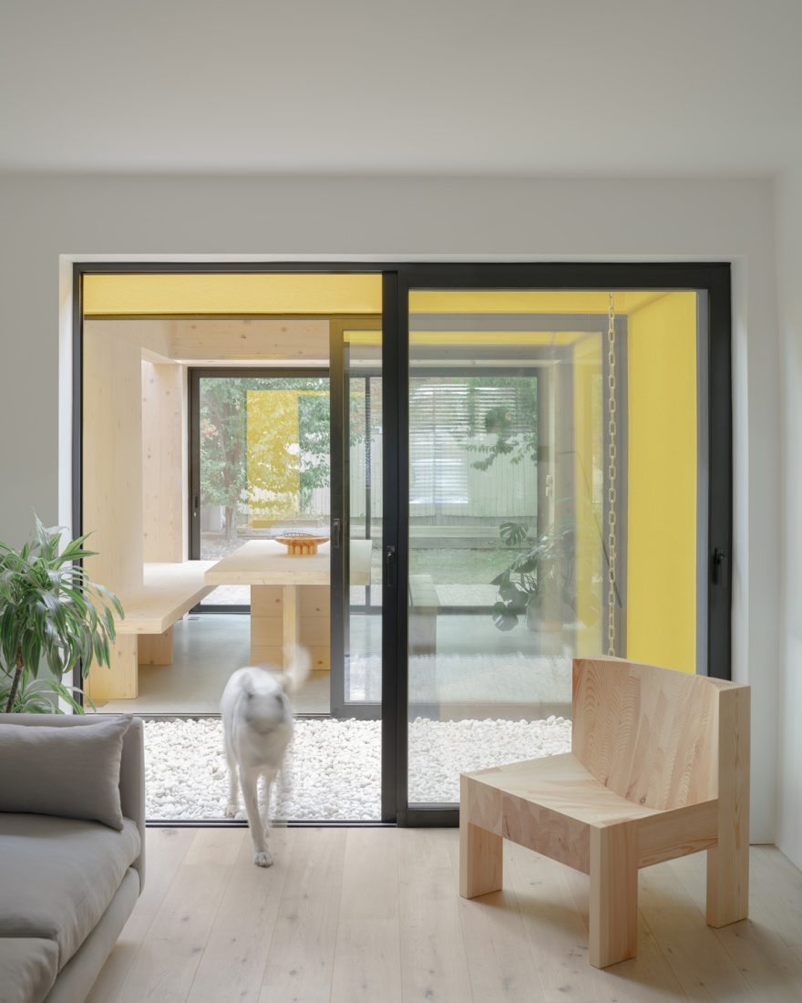 Unknown Works creates banana-yellow additions for house in Leyton
