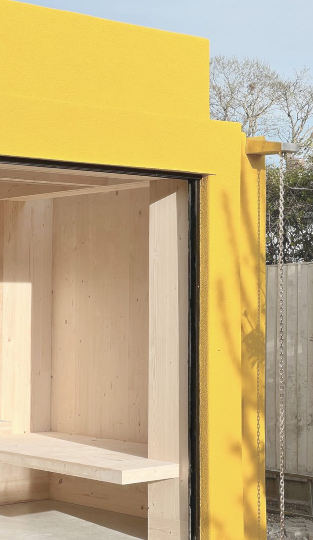 Unknown Works creates banana-yellow additions for house in Leyton