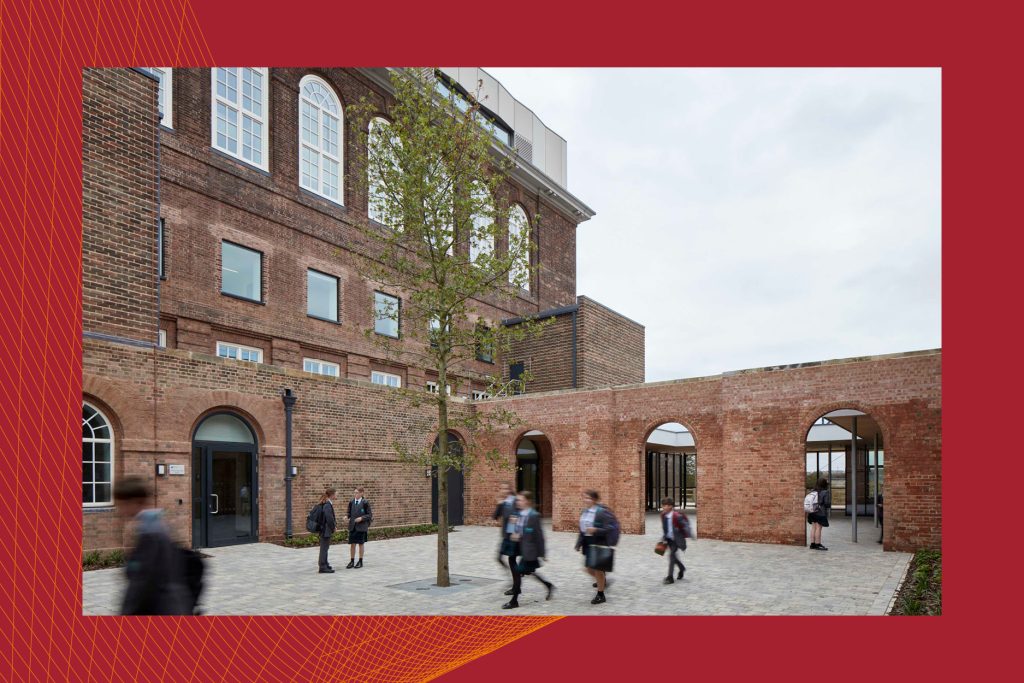 1920s radio building retrofitted as secondary school awarded AJ Design ...