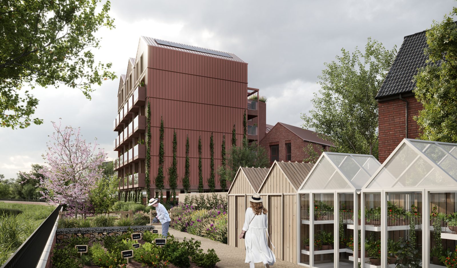 Ollier Smurthwaite wins approval for Passivhaus-on-stilts Salford scheme