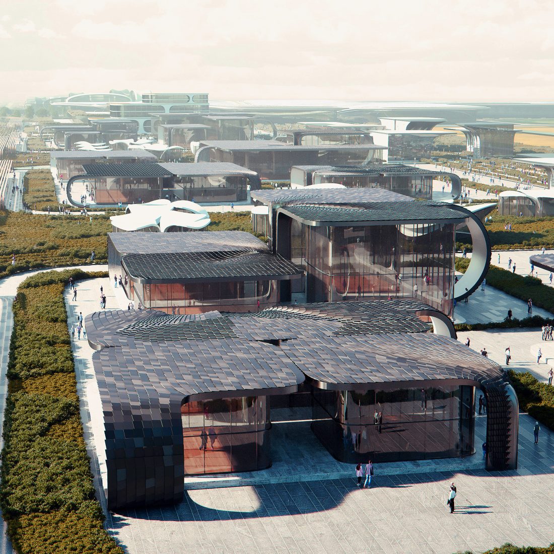 Zaha Hadid Architects unveils masterplan for 2030 Expo in Ukraine