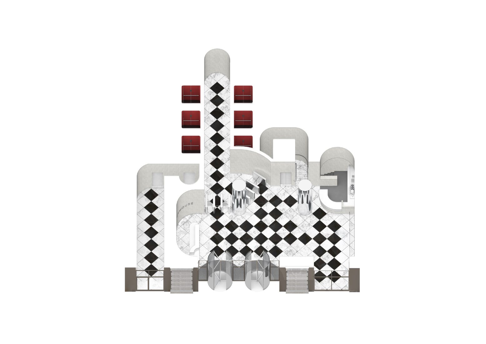 Christ & Gantenbein creates ‘techno-Baroque’ corporate lobby in London