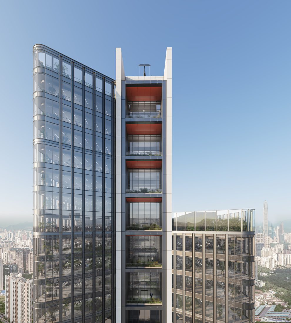 RSHP unveils designs for 45-storey Shenzhen office tower