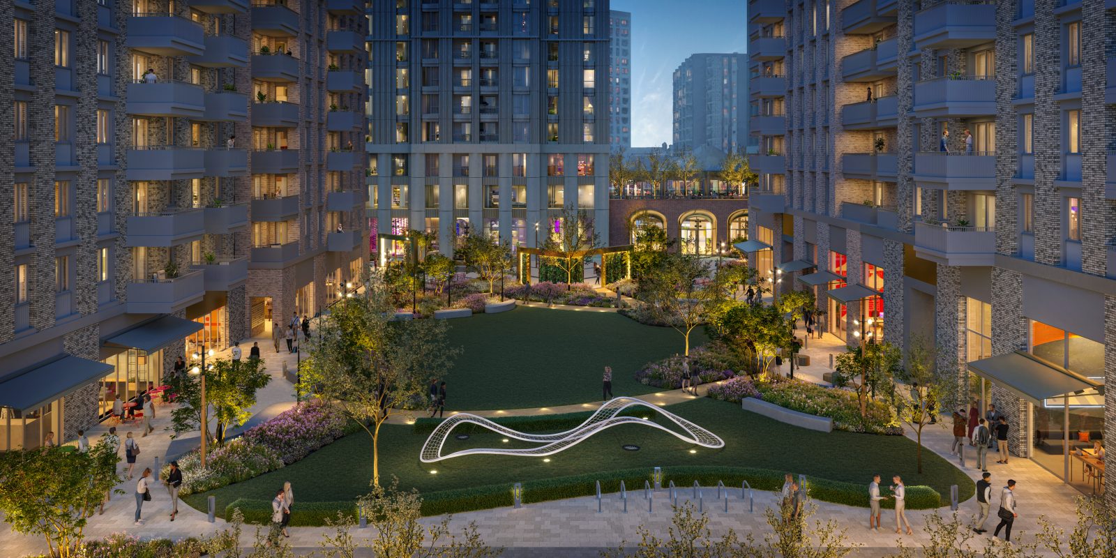 HTA Design wins approval for 1,300 east London homes