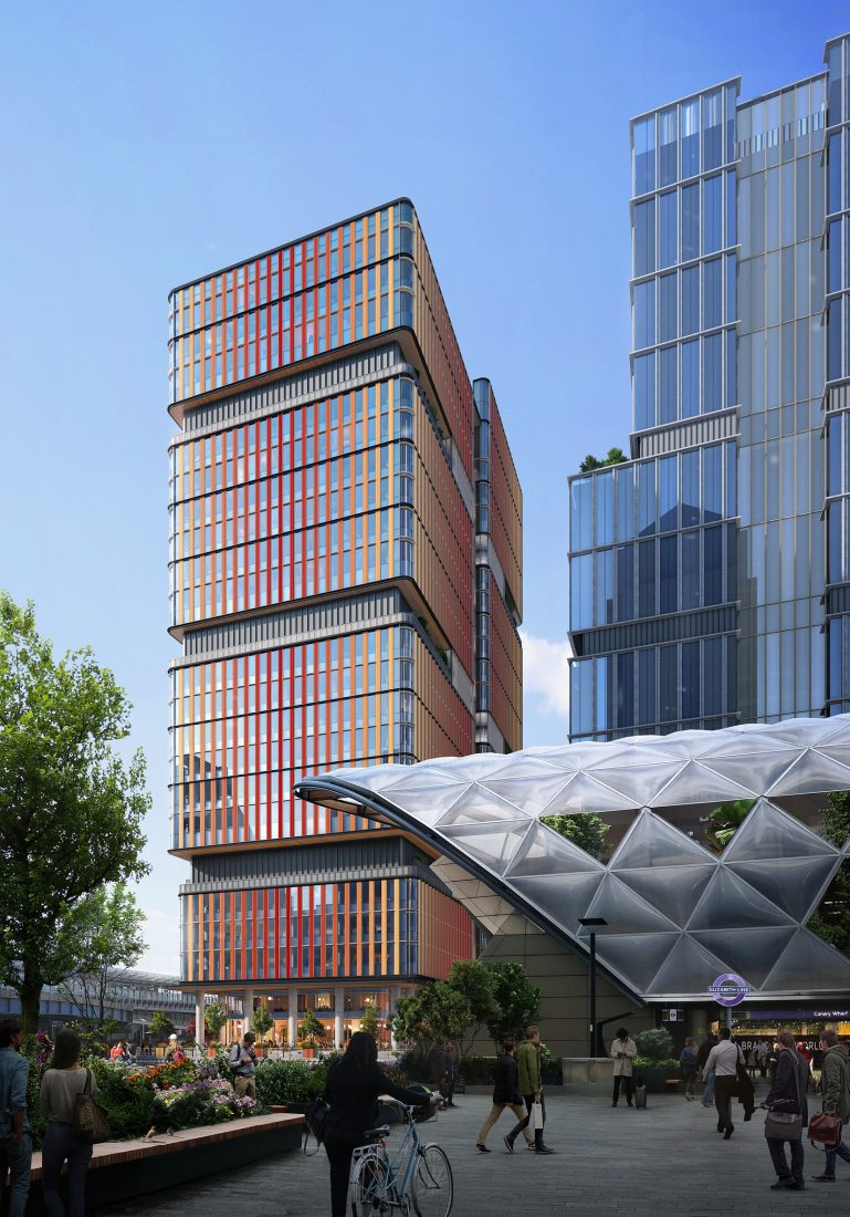 KPF gets go-ahead for 23-storey laboratory tower at Canary Wharf