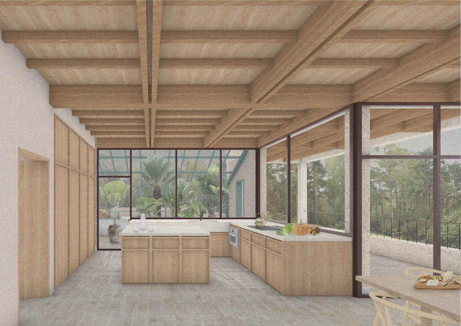 Jonathan Tuckey wins approval for chalk and hempcrete house